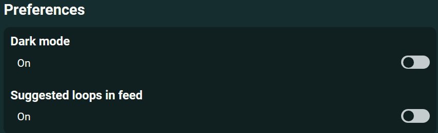 Preferences/Settings | Scooploop Tech Support | Scooploop